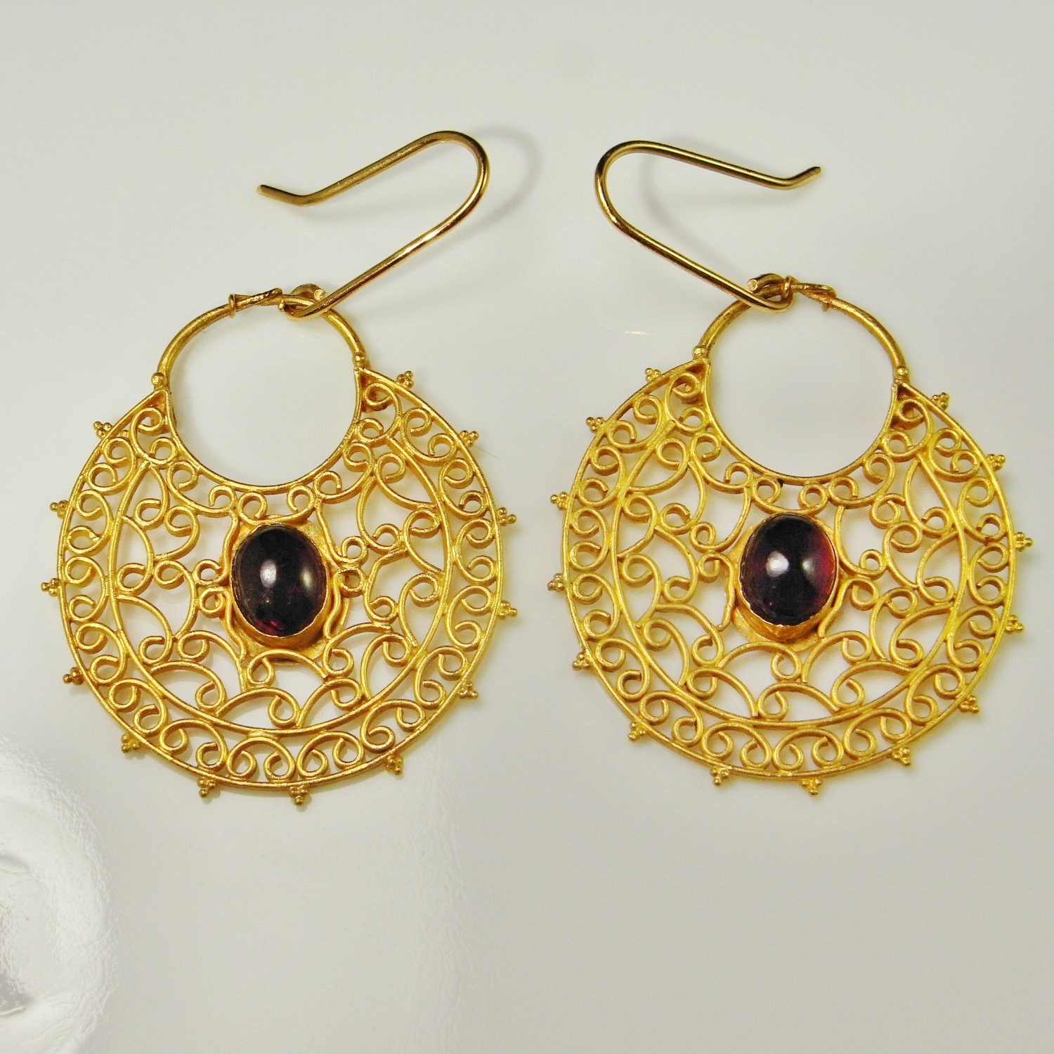 Byzantine Earrings 22K Gold Byzantine Jewelry 6th Century Pre Georgian ...
